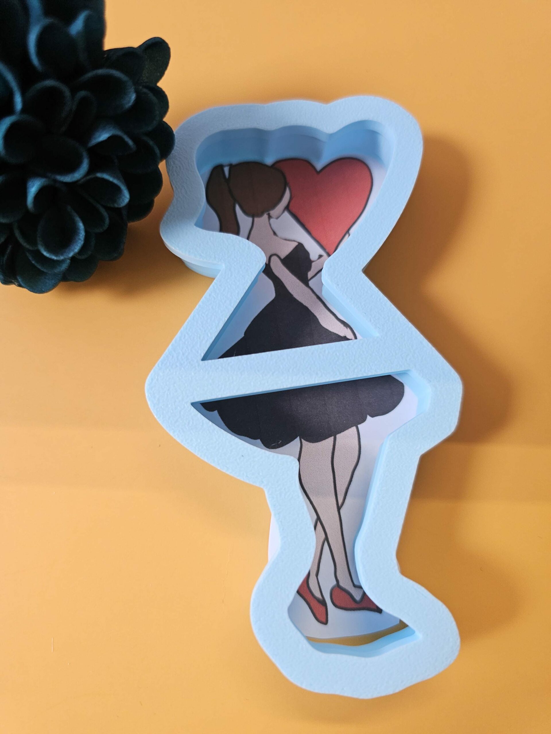 Lady in Love Cookie Cutter – Fondant Cutter | Carambola Designs