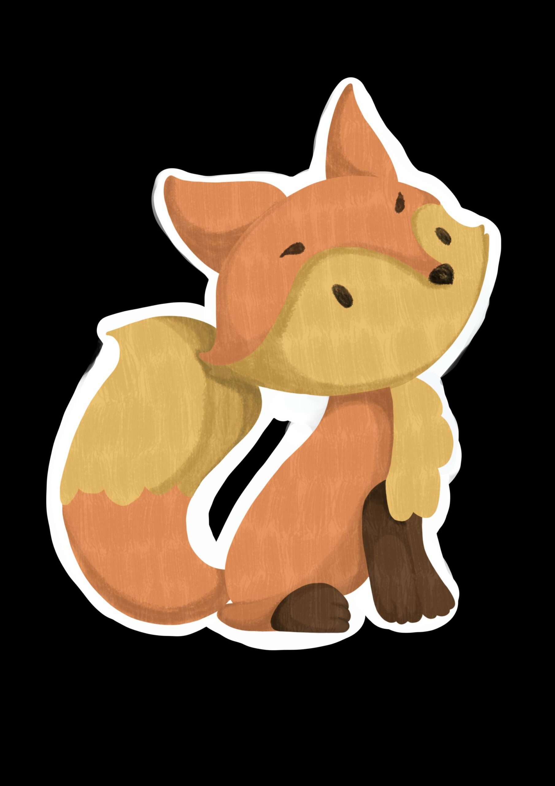 Sitting Fox Cookie Cutter & Stamp | Carambola Designs